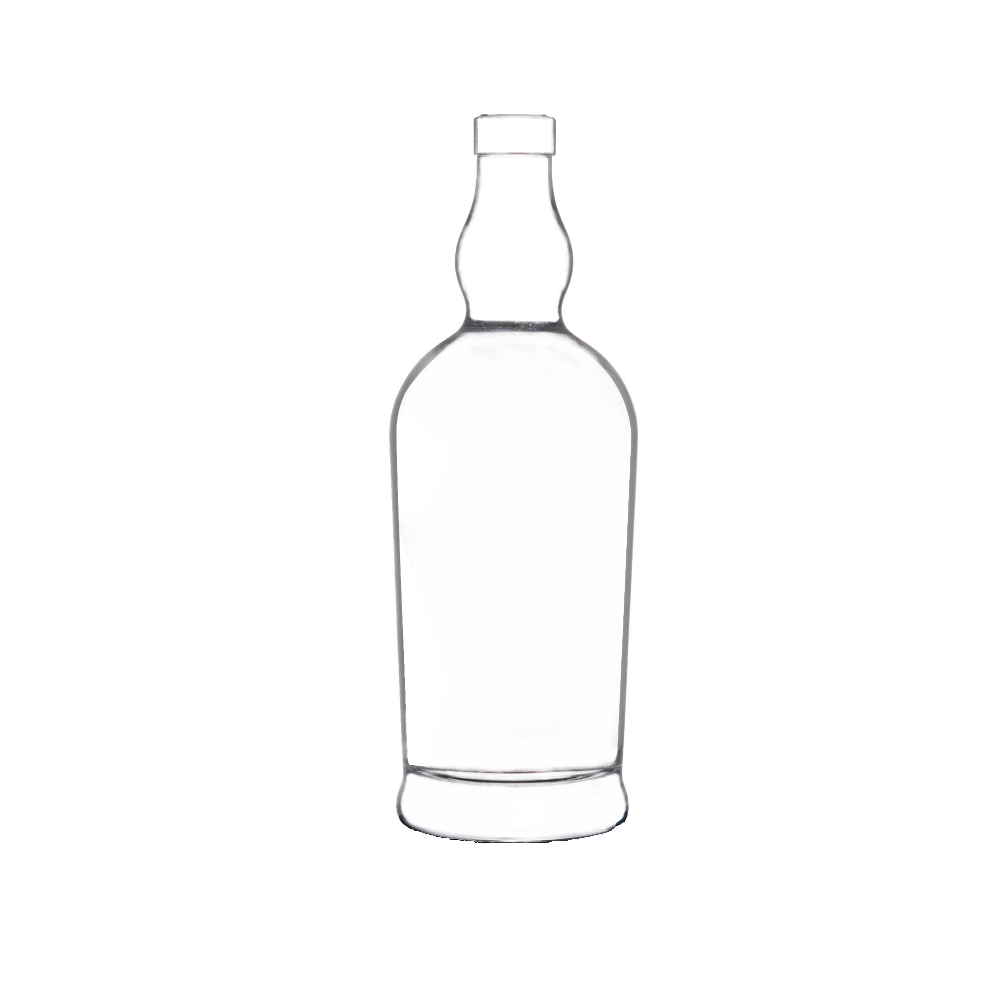 Custom Shape Glass Vodka Bottle | 750ml Extra Flint Bottle