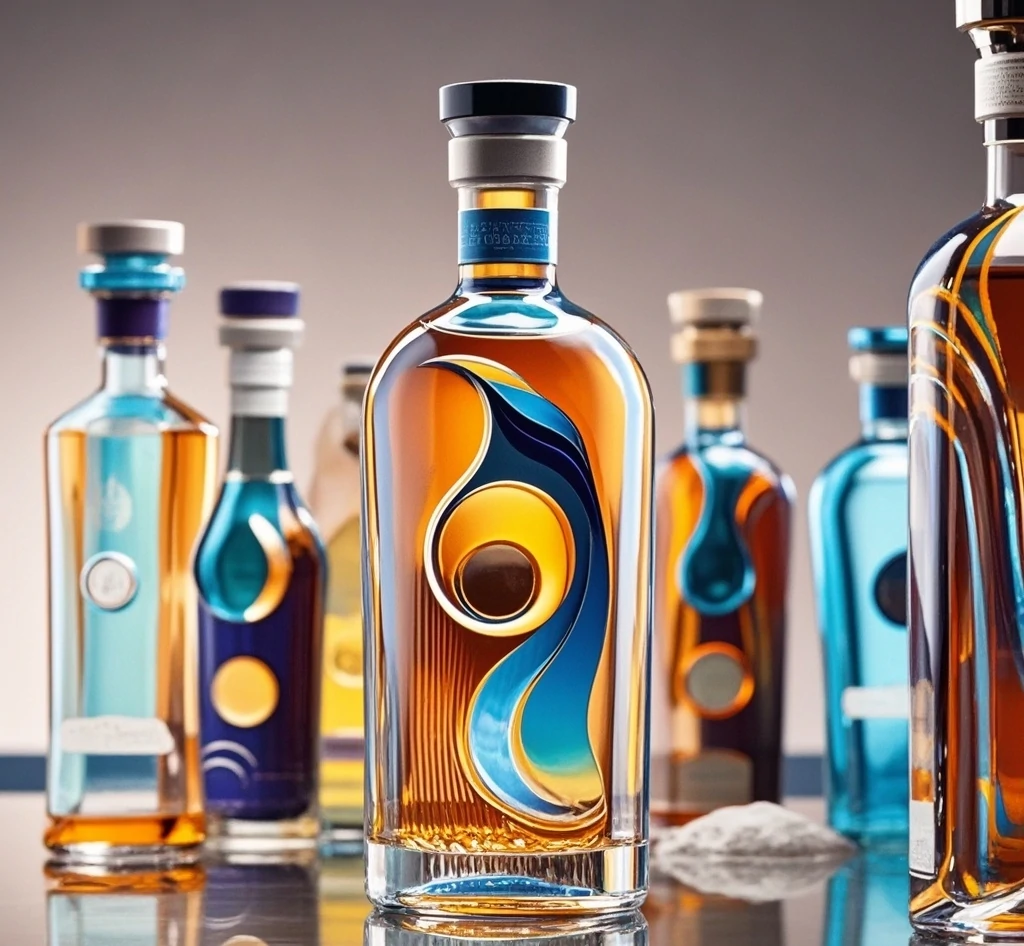 Glass Bottle | Clear Glass Bottles | Liquor Glass Bottles