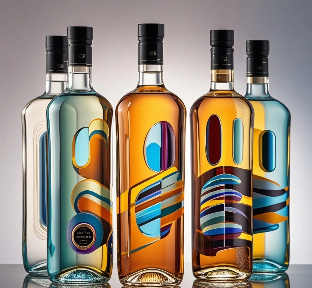Glass Bottle | Clear Glass Bottles | Liquor Glass Bottles