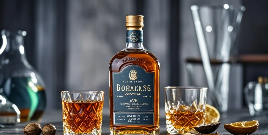 Customized 700ml Glass Bottle | Whiskey Label Designs