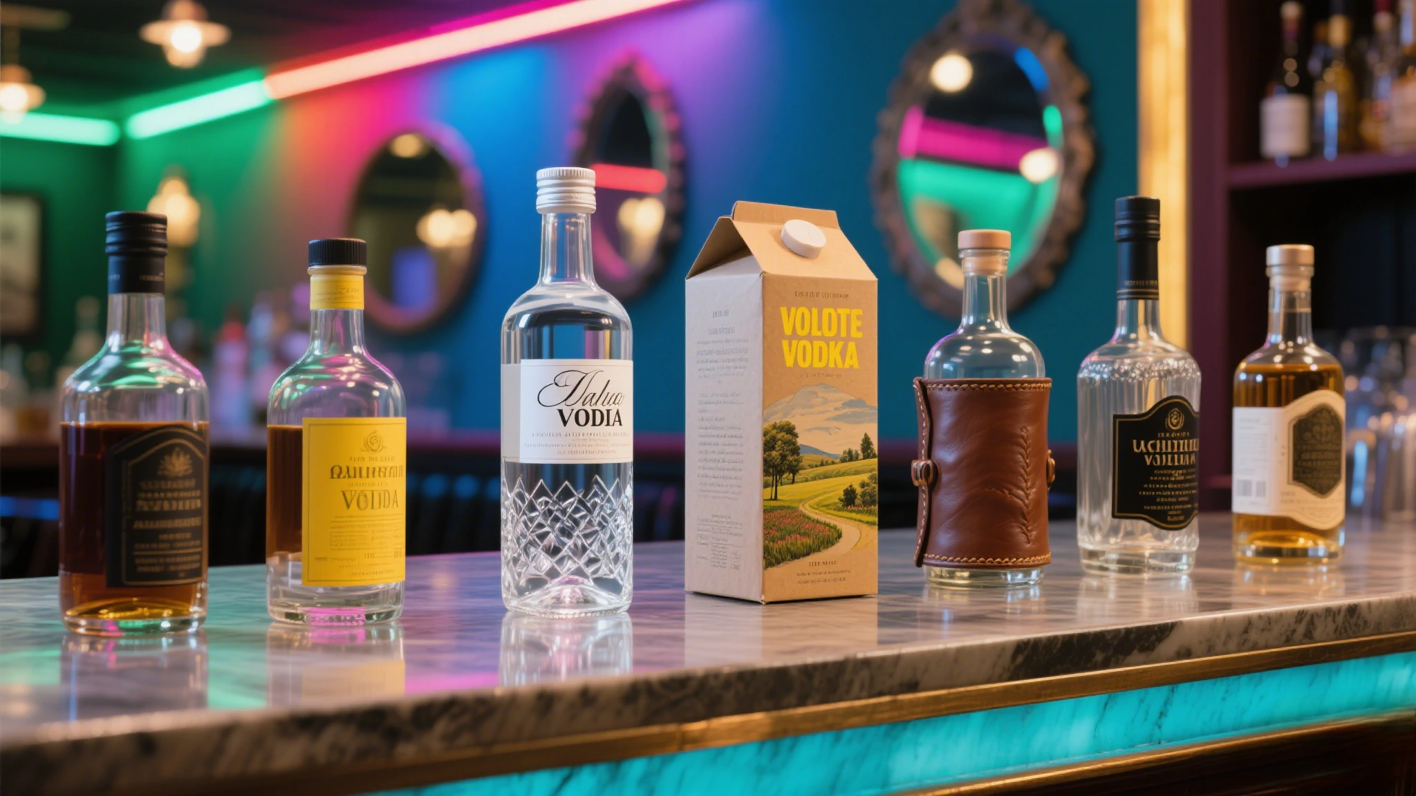 Unique Liquor Bottles | Vodka Bottle Packaging