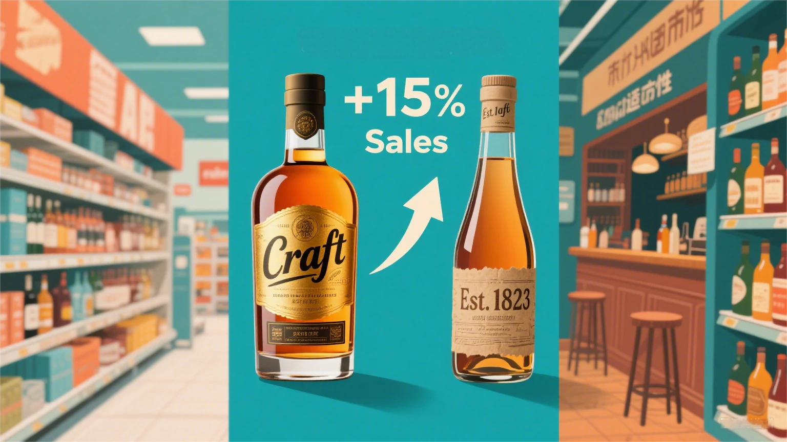 Spirit Bottle Shapes in North America vs. Europe