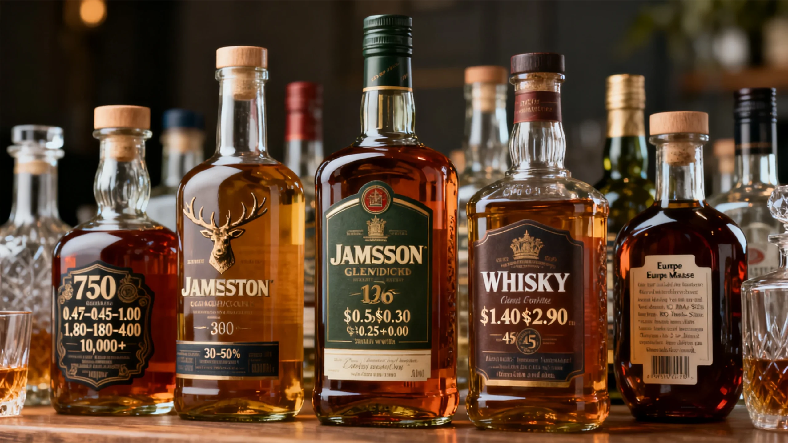 Cheapest Whiskey Bottles Wholesale | HIKING GLASS